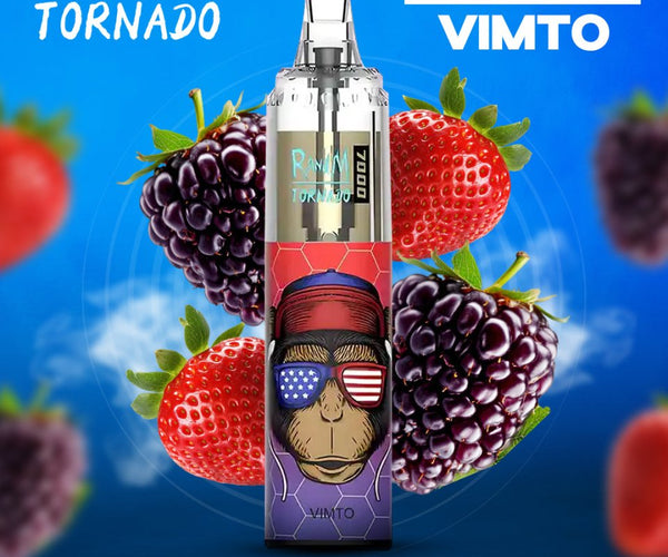 RandM Tornado 7000 - Vimto Vape | Fruchtig, Intensiv