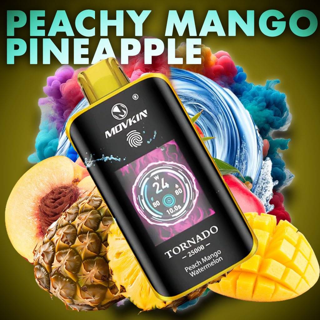 Peachy Mango Pineapple Vape - 25k Züge | Tropische Aromen
